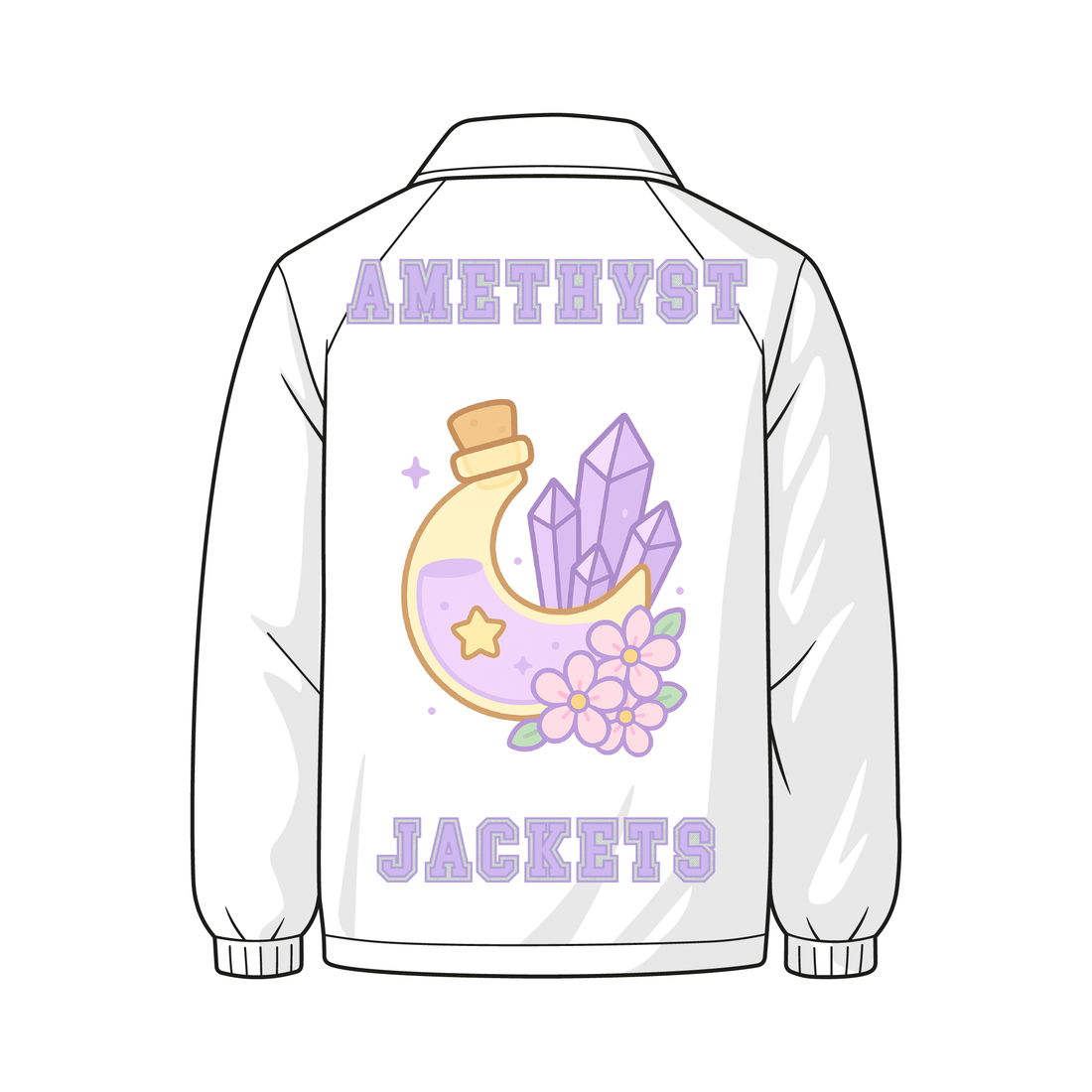 Custom Greek Line Jacket – Amethyst Jackets